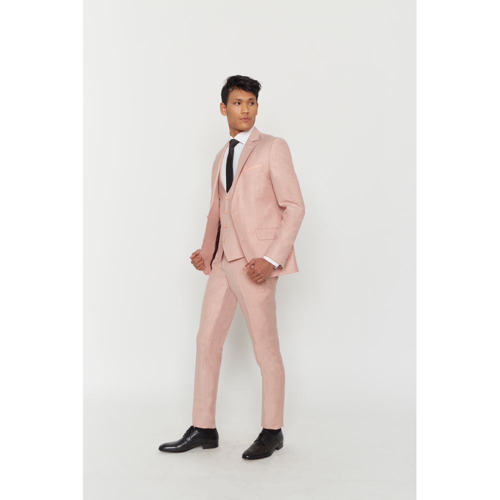 Costume Micky fil a fil rose 3 pieces